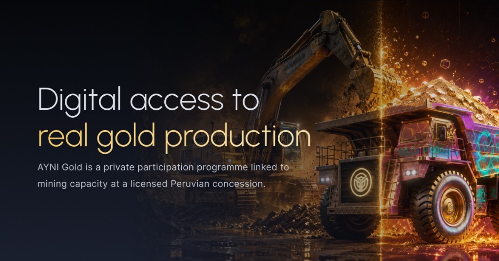 Ayni Gold — Blockchain transparency for precious metals